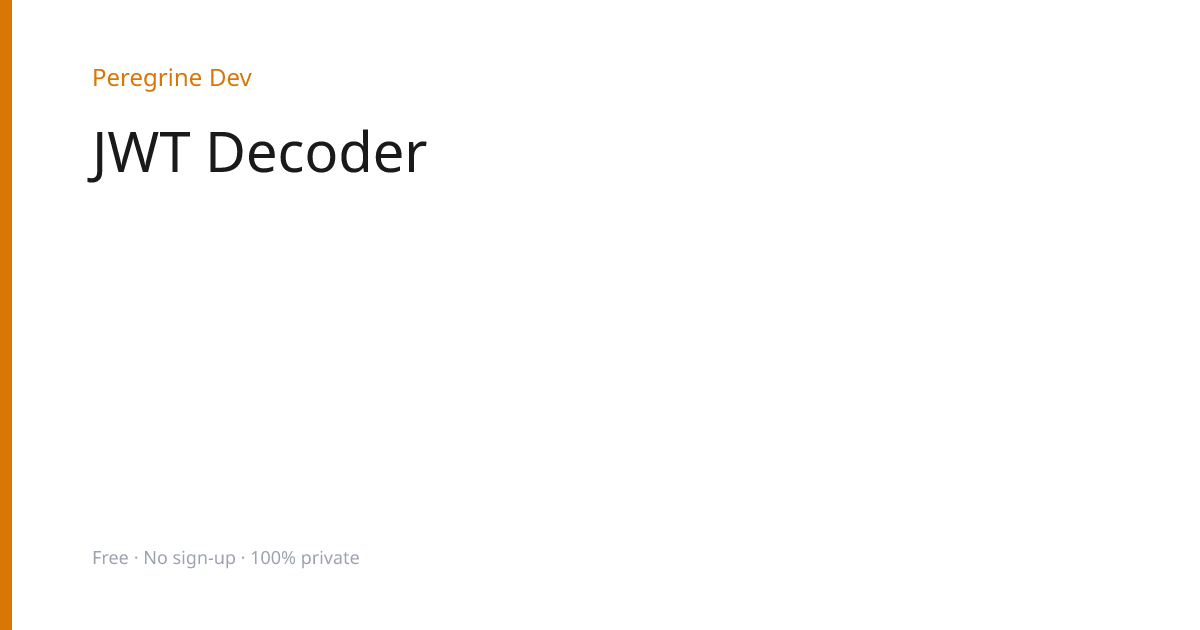 JWT Decoder — Decode JSON Web Tokens Online — Free Online Tool ...