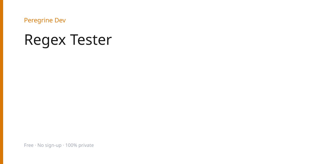 Regex Tester — Test Regular Expressions Online Free — Free Online Tool ...